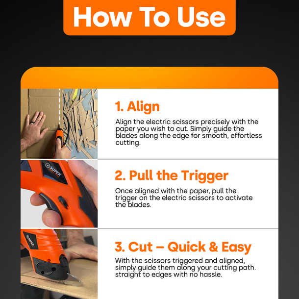 SuperScissor - Ultimate Electric Scissors for Home and Craft ...
