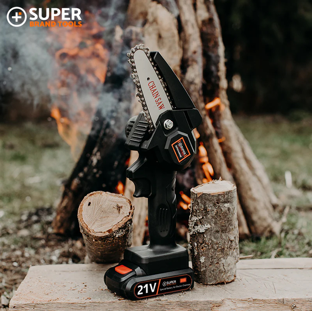 The SuperSaw - Ultra-Powerful Handheld Mini Chainsaw – SuperBrandTools