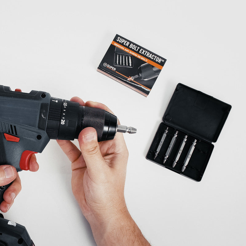 Super Bolt Extractor™ - Damaged Screw and Bolt Extractor Kit ...