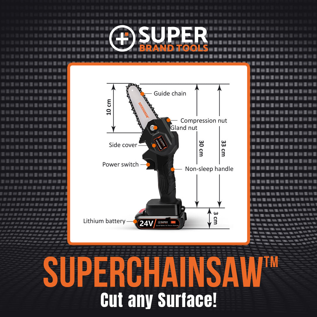 The SuperSaw - Ultra-Powerful Handheld Mini Chainsaw – SuperBrandTools