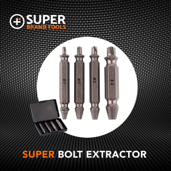 Super Bolt Extractor™ - Damaged Screw and Bolt Extractor Kit ...