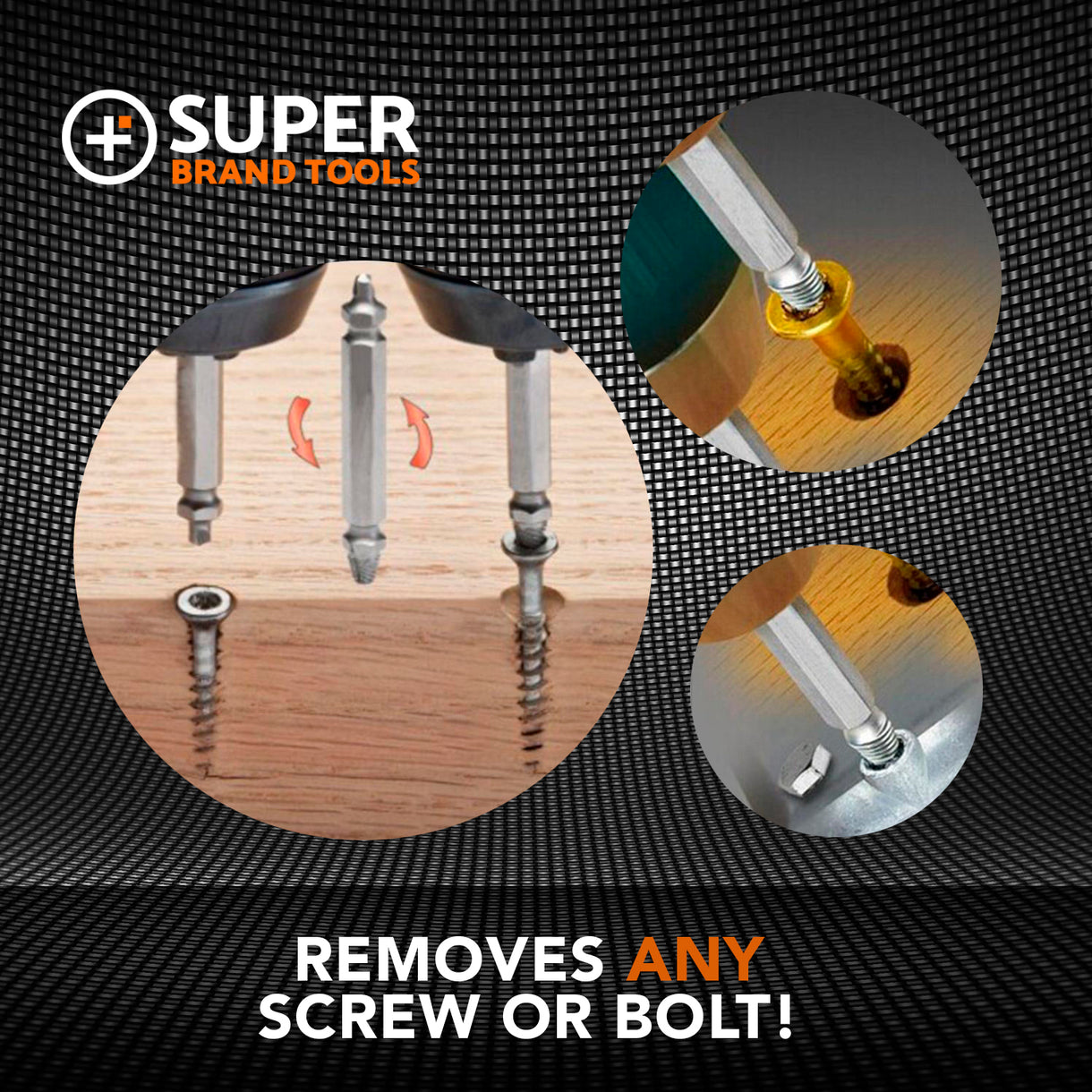 Super Bolt Extractor™ - Damaged Screw and Bolt Extractor Kit ...