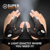 SuperGloves™ LED Flashlight Gloves - A Light Exactly Where You Need it ...